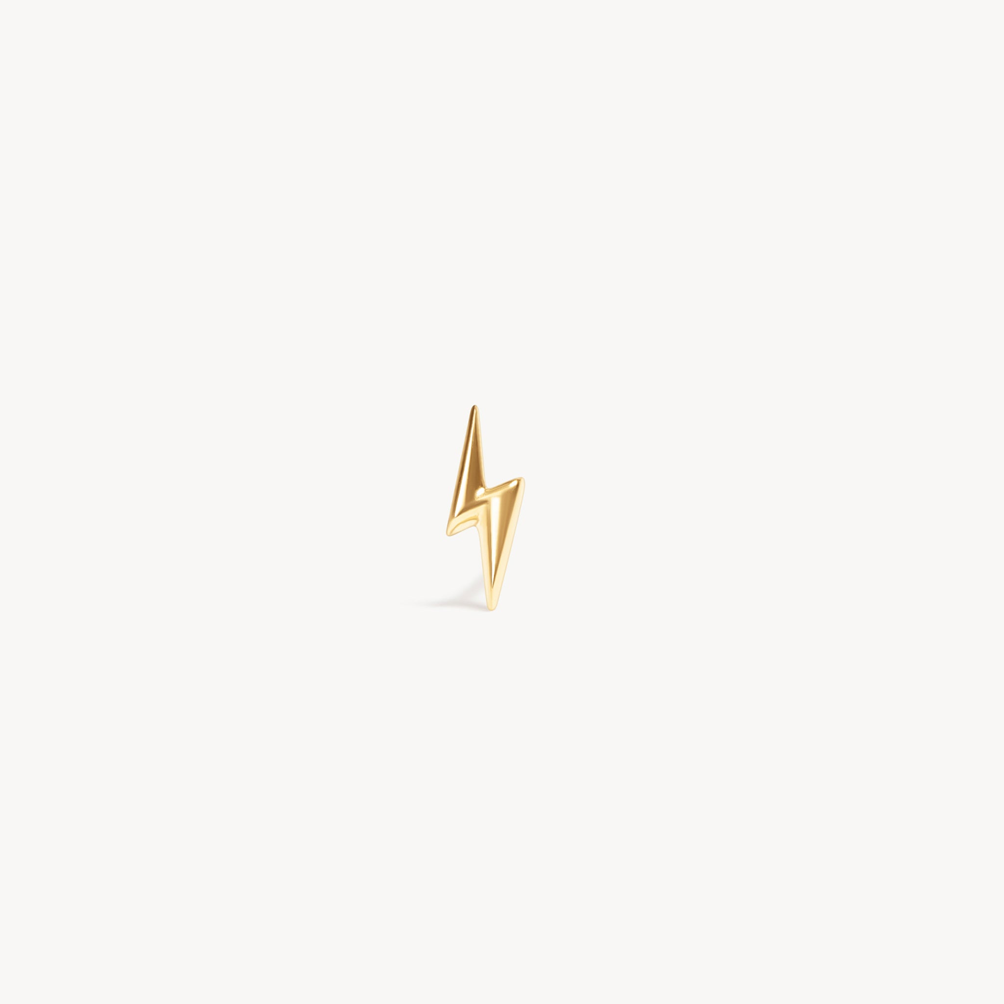 Mini Metal Lightning Stud Earrings | Hillberg & Berk