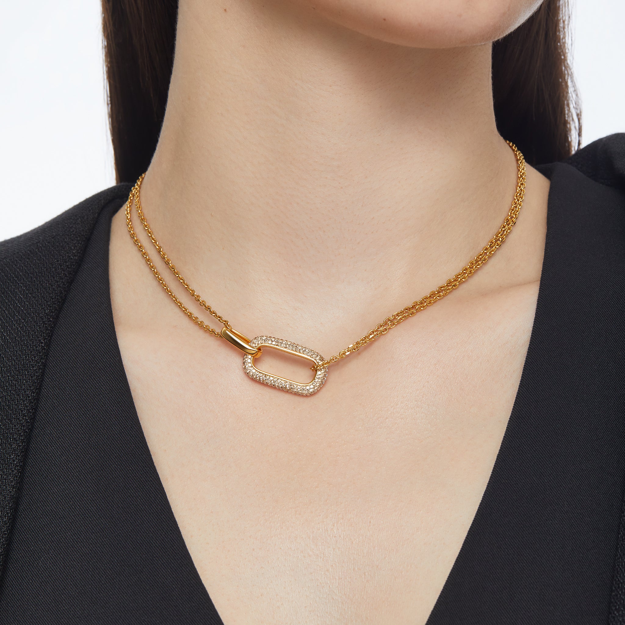 Reversible Sparkle Link Necklace | Hillberg & Berk